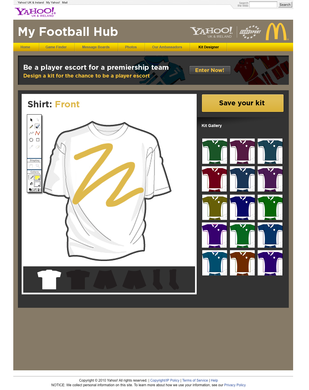 Design your kit - website design & development - DGTL - Websites ...